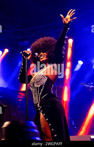 Italy 4 February 2024 Tanerélle Stephens - singer, songwriter and ...