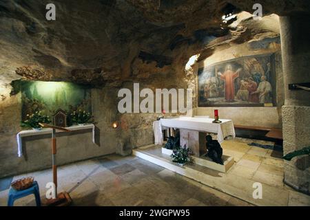 Catholic Grotto of Gethsemane aka Cave of Betrayal, Mount of Olives ...