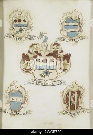 The coat of arms of the Citters family, Anonymous, c. 1777 family arms ...
