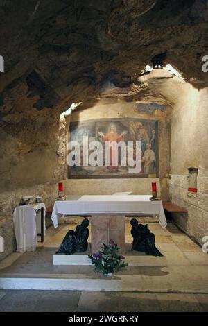 Catholic Grotto of Gethsemane aka Cave of Betrayal, Mount of Olives ...