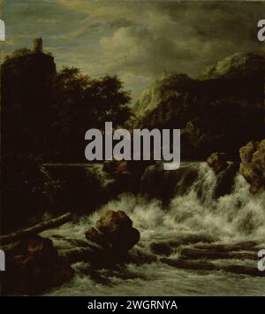 *The Waterfall* by Jacob Isaacksz. van Ruisdael captures the majestic ...