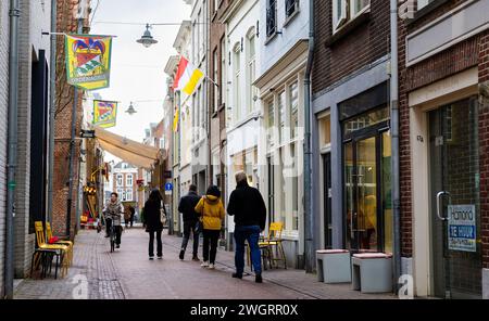 DEN BOSCH - The Snellestraat in the center of Den Bosch. The city ...