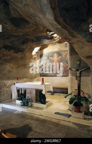 Catholic Grotto of Gethsemane aka Cave of Betrayal, Mount of Olives ...