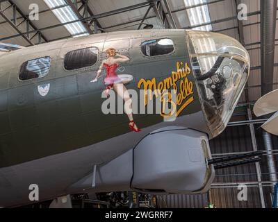 The Boeing B-17G Flying Fortress, known as 'Sally B,' is a World War II ...