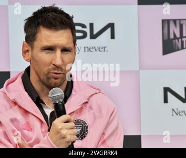 Tokyo, Japan. 06th Feb, 2024. Inter Miami's forward Lionel Messi ...