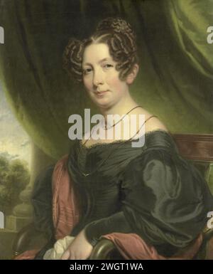 Portrait of Maria Antoinette Charlotte Sanderson, Wife of Johan Fraser ...