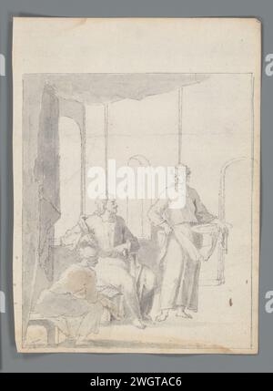 Christ in the house of Marta and Maria, Cornelis Galle (I), after ...