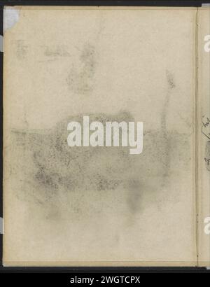 Abklatsch of the chalk drawing on page 5 recto. Leaf 4 Verso from a ...