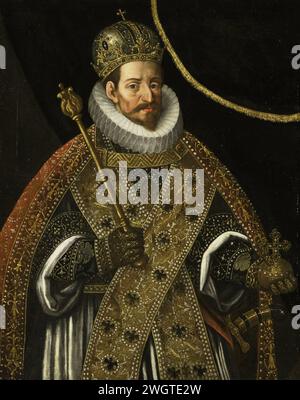 This 1625 portrait by Hans von Aachen depicts Matthias, Holy Roman ...