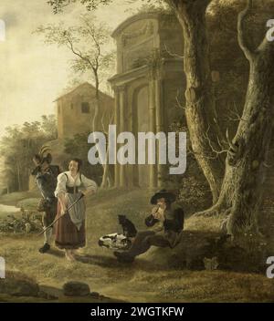 Pastoral landscape. Wolfaerts, Jan Baptist (1625-1671/1687), painter ...