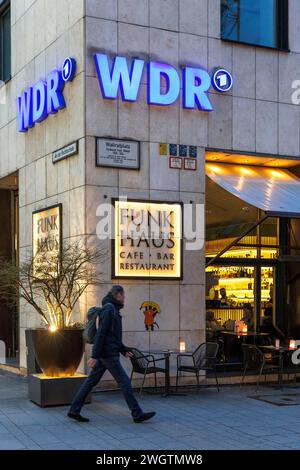 Germany, Cologne, cafe Funkhaus at the the Wallraf square, cafe of the ...