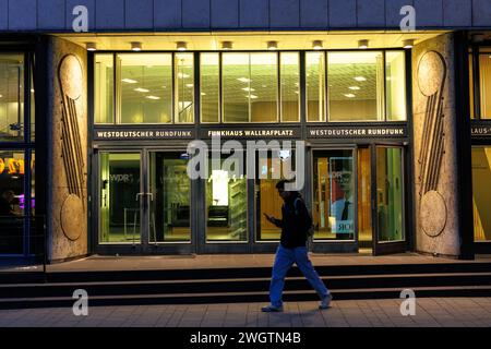 entrance of the Funkhaus at the the Wallraf square, West German ...