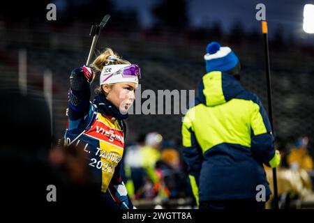 Ingrid Landmark Tandrevold of Norway at a training session before the ...