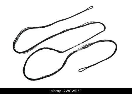 Bowstring for a bow or crossbow. Tightly woven nylon threads into one ...