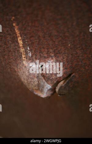 Armour piercing shell penetration Stock Photo - Alamy