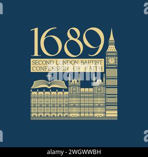 Reformed christian art. The 1689 Baptist Confession of Faith Stock ...