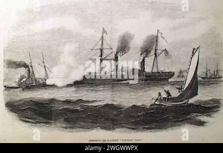 Arresting the Steamship Northern Light Stock Photo - Alamy