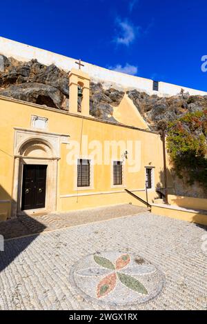 Moni Kapsa Monastery, Eastern Crete Stock Photo - Alamy