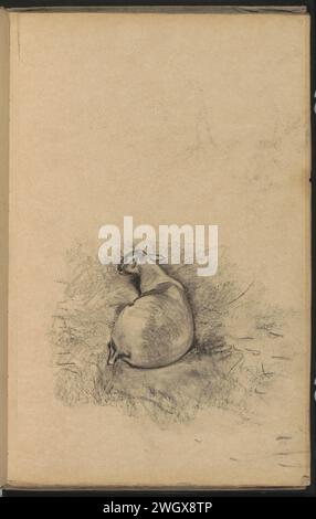 Page 57 from a sketchbook with 42 sheets made around the Ewijkshoeve ...