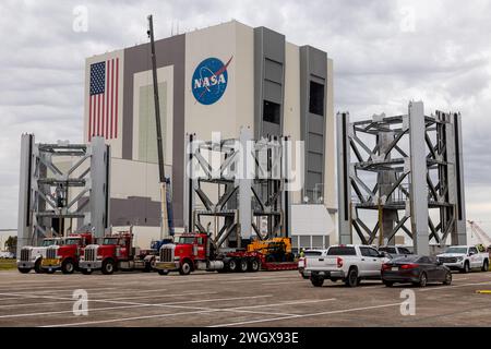 Kennedy Space Center, USA. 06th Feb, 2024. Four SpaceX Starship launch ...