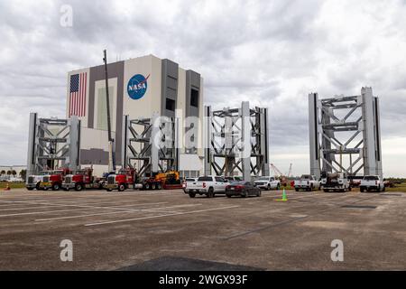 Kennedy Space Center, USA. 06th Feb, 2024. Four SpaceX Starship launch ...
