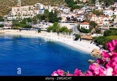 Kalkan town centre Stock Photo - Alamy