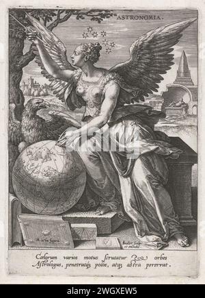 Frans Floris - Engraving by Cornelis Cort - Dryas - 1564 - Dryad - It ...