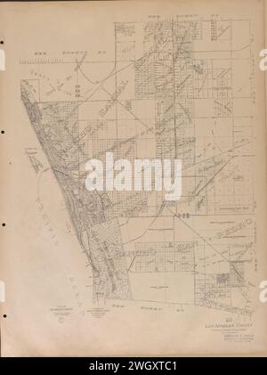 Atlas of Los Angeles County Stock Photo - Alamy