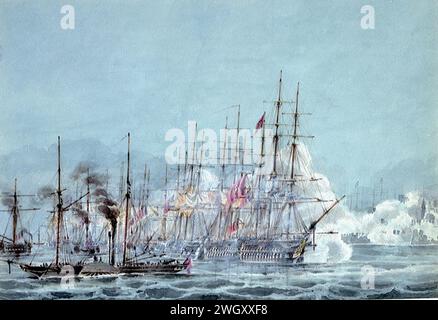 Attack and capture of St Jean D'Acre by a combined squadron under Adm ...