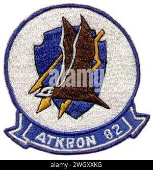 Attack Squadron 82 (US Navy) insignia c1980 Stock Photo - Alamy
