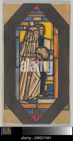The stairs of life, 1922 drawing cardboard. chalk brush Stock Photo - Alamy