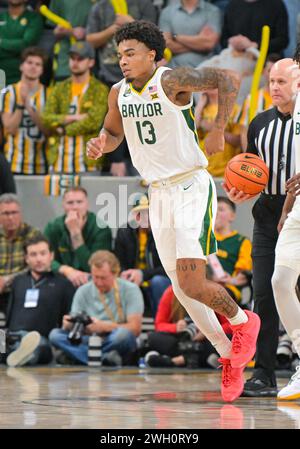 Baylor guard Langston Love in an NCAA college basketball game against ...