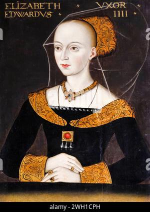 Elizabeth Woodville was a queen consort of England, depicted in this ...
