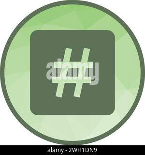 Keycap Number Sign icon vector image Stock Vector Image & Art - Alamy