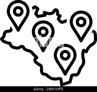 Icon for regional,territorial Stock Vector Image & Art - Alamy