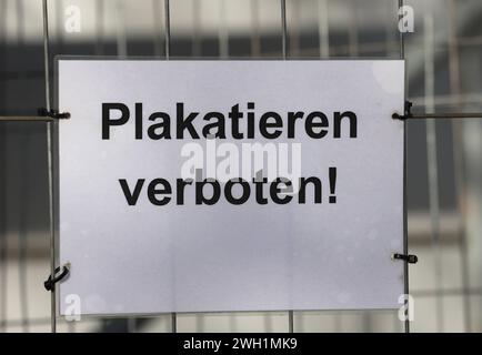 München, Bayern, Deutschland 06. Februar 2024: Hier der Blick auf das ...