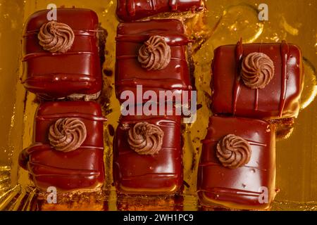 Fresh Amandina cakes on a paper plate Stock Photo - Alamy