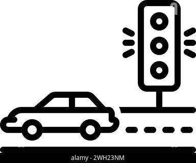 Icon for across,traffic signal Stock Vector Image & Art - Alamy