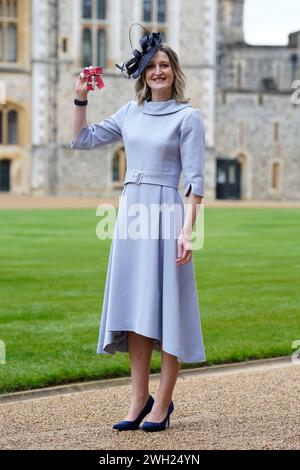 Mrs Ellen Convery (Ellen White), from Glossop after being made a Member ...