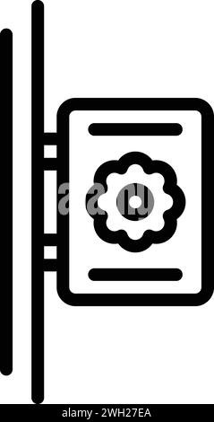 Icon for mounted,advertising Stock Vector Image & Art - Alamy