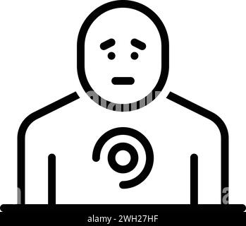 Icon for median,midpoint Stock Vector Image & Art - Alamy