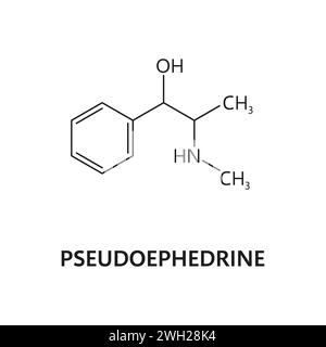 Amphetamine structure, synthetic drug molecule formula. Illegal ...