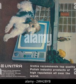 UNITRA old Polish magazine advertisement Stara reklama UNITRA reklama ...