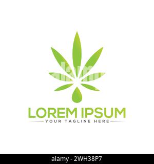 Marijuana Logo Design. Creative and Unique Marijuana Logo Design Stock ...