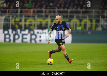 Federico Di Marco of Inter seen in action during the Serie A match ...