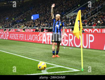 Federico Di Marco of Inter seen in action during the Serie A match ...