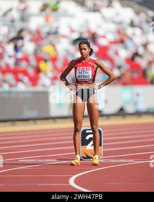 Audrey WERRO participating in the 800 meters at the World Athletics ...