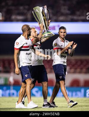 Sao Paulo, Brazil. 08th Feb, 2019. Sao Paulo - 08/02/2019 - Rodrigo Maia and Joao Doria - The ...