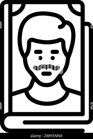 Icon for biography,autobiography Stock Vector Image & Art - Alamy