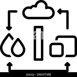 Icon for matter,condensation Stock Vector Image & Art - Alamy